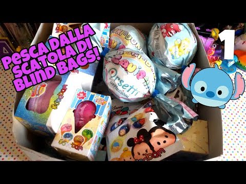 #1 PESCA dalla SCATOLA di BLIND BAGS!!! BLIND BAG EDICOLA! Disney tsum ...