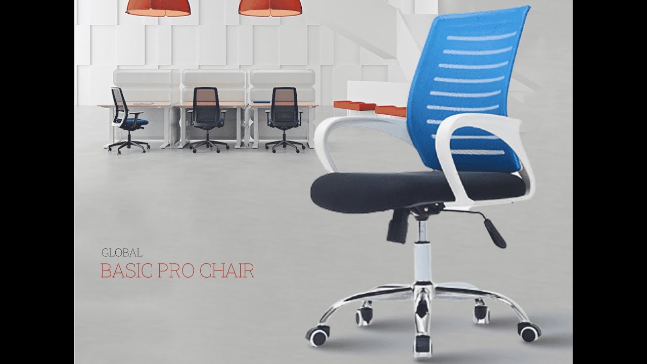 GLOBAL Basic Pro Chair, GEC 009 - YouTube