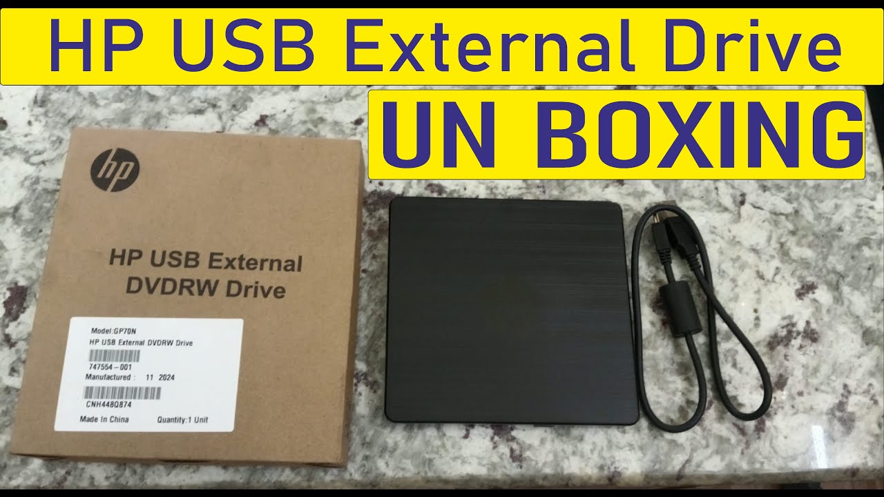 HP USB External DVD-RW Drive | Best External Dvd Drive for Laptop & PC ...