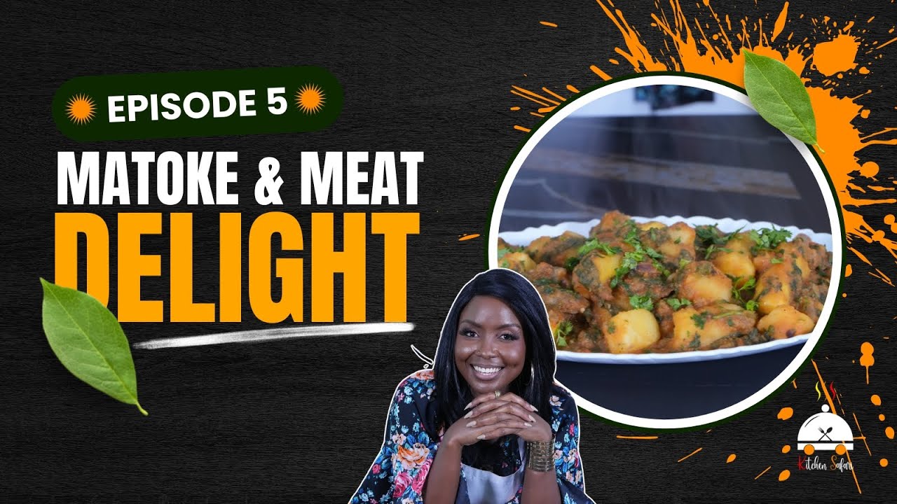 One-Pot Matoke Juu ya Nyama | Easy Matoke and Goat Meat Recipe - YouTube