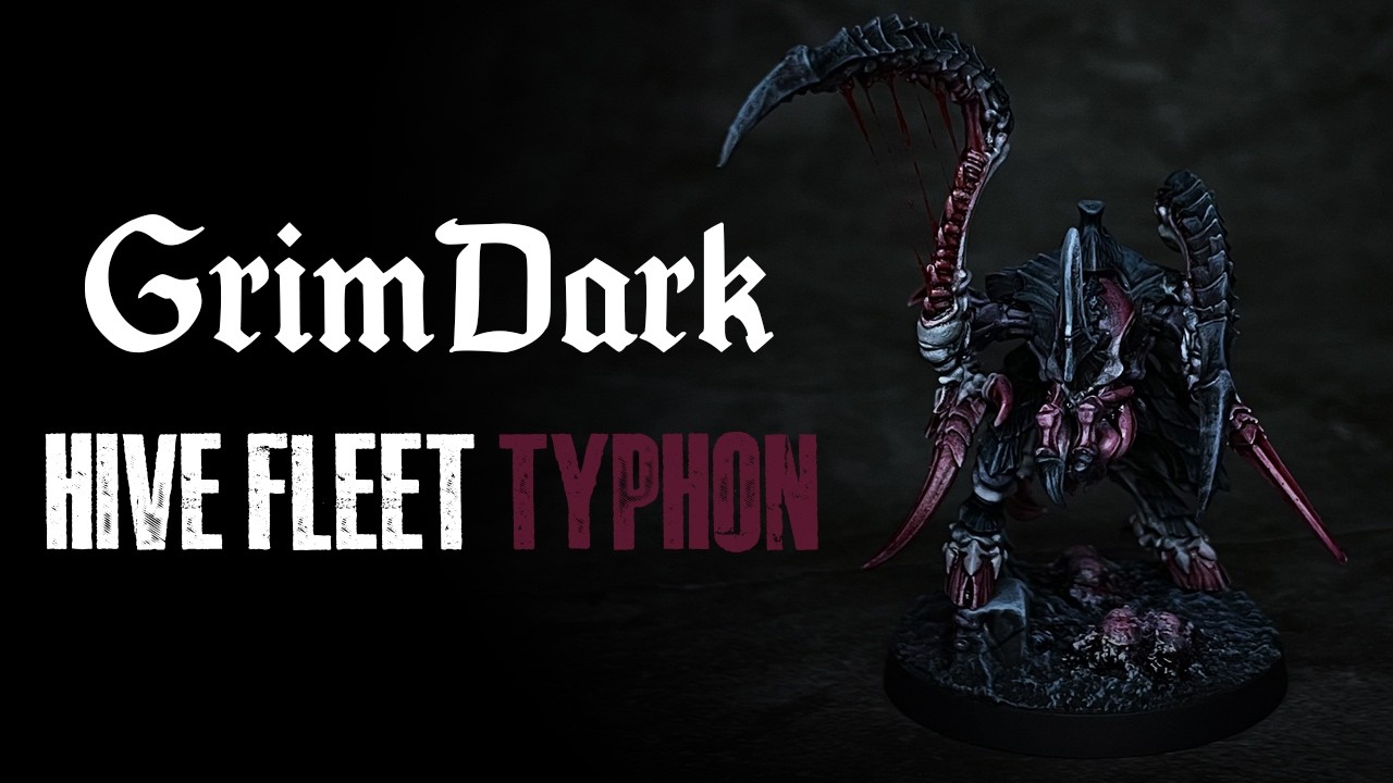 How to Paint Grimdark Tyranids Hive Fleet Typhon Von Ryan's Leapers - YouTube