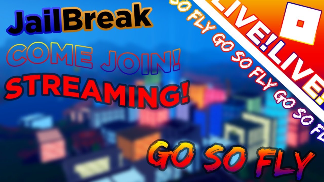 Roblox Jailbreak Live Stream! - 14/8/20 (ROAD TO 1.4K) - YouTube