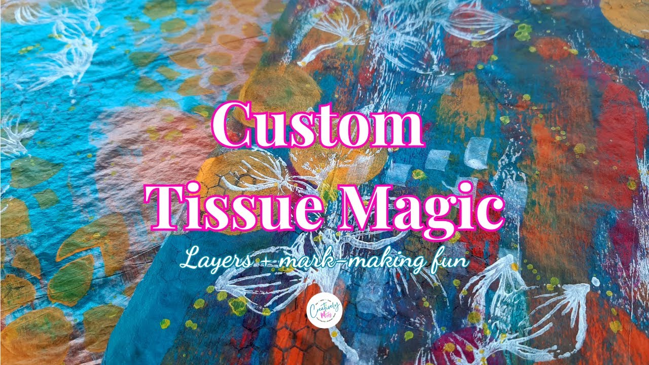 Transform Tissue Paper into Art with Layers & Mark-Making - YouTube
