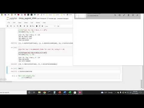 KNN Collaborative Filtering - CSC480 - YouTube