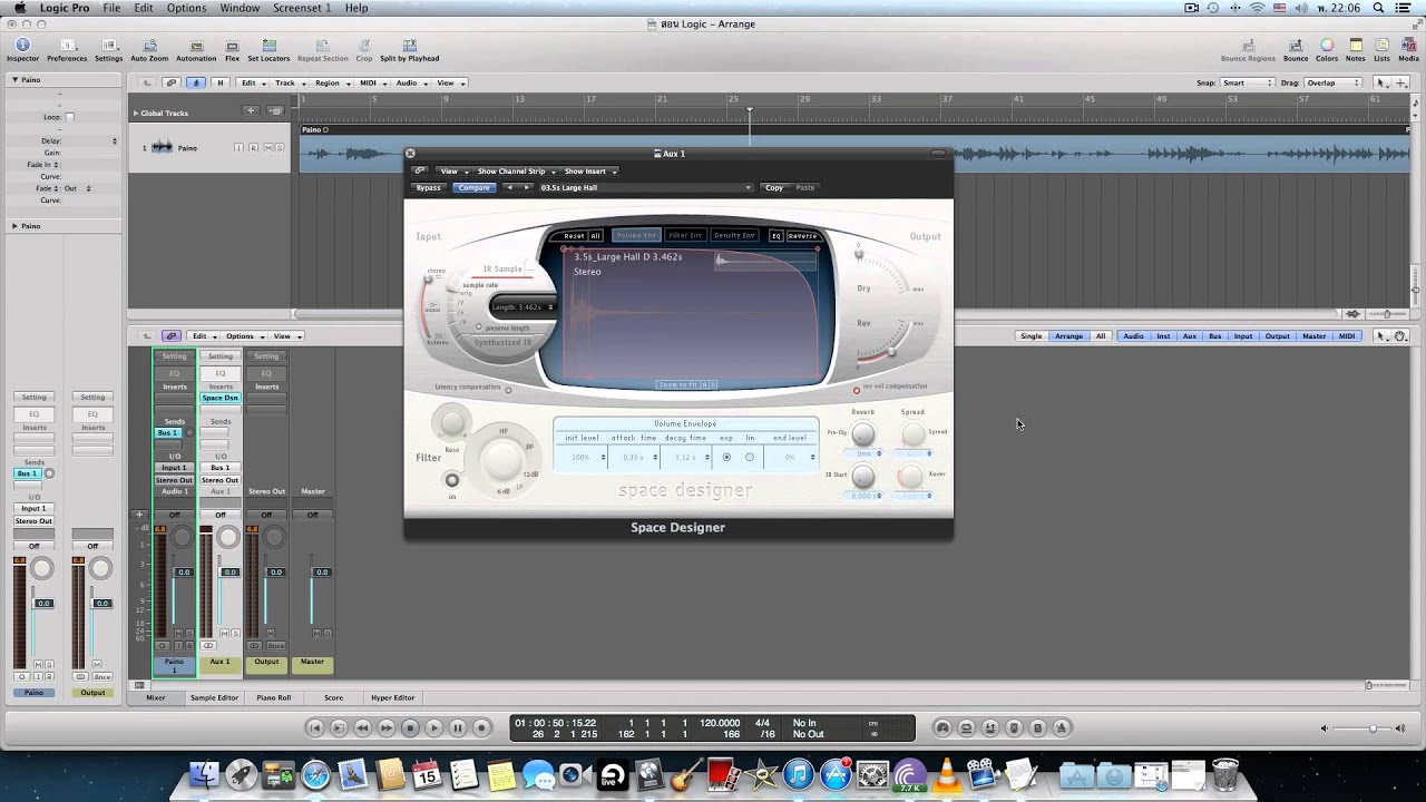 วิธีการ Send,Bus Logic pro 9 - Lesson #8 - YouTube