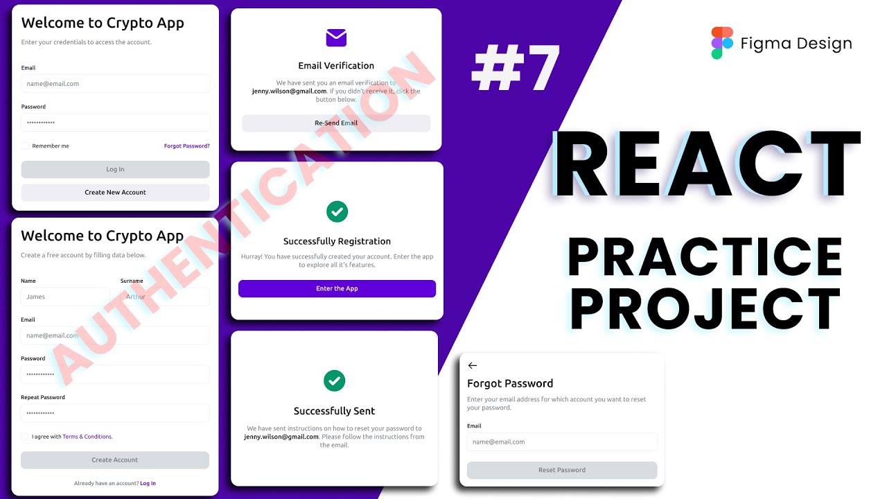 Project 7 - React Dashboard Authentication | 10 React Projects for ...