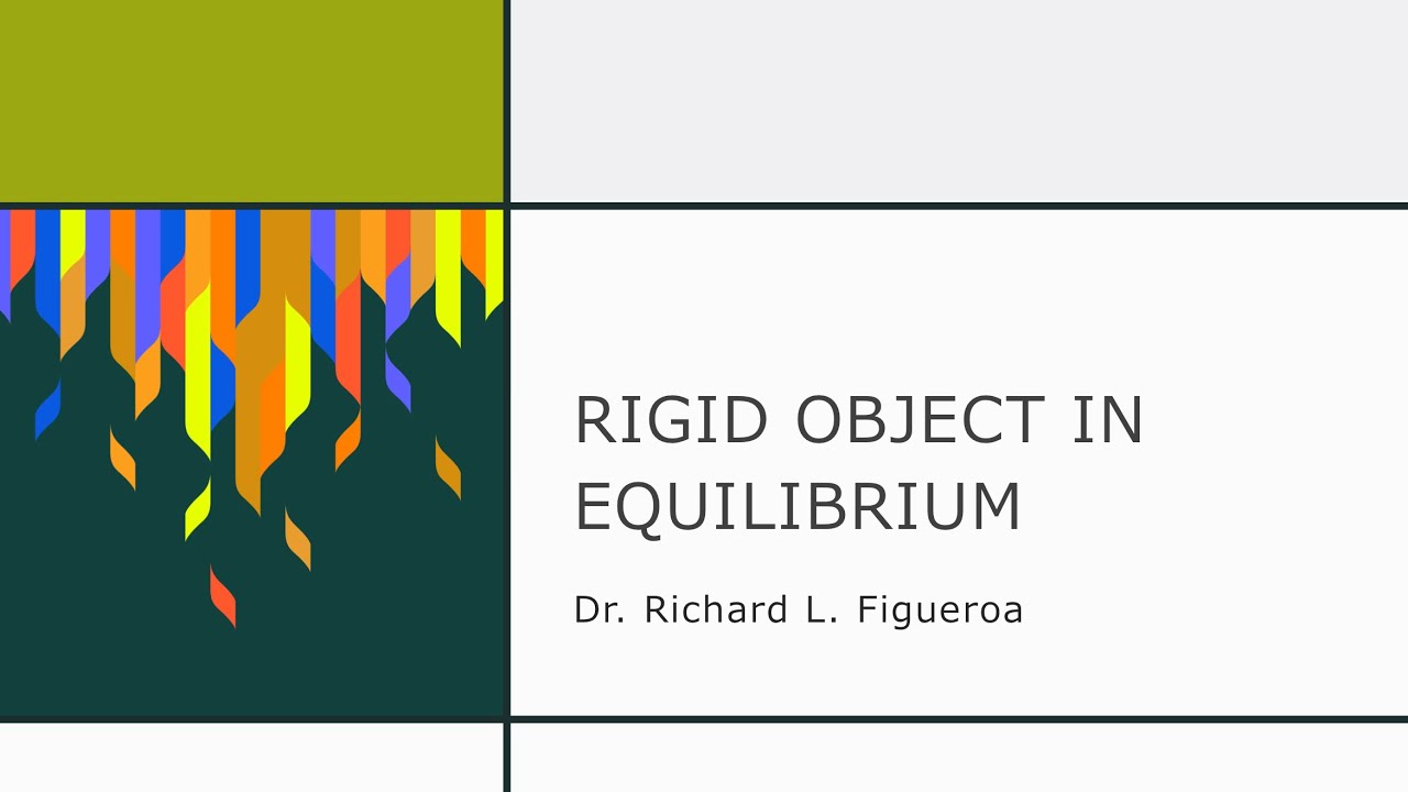 Rigid Object in Equilibrium - YouTube