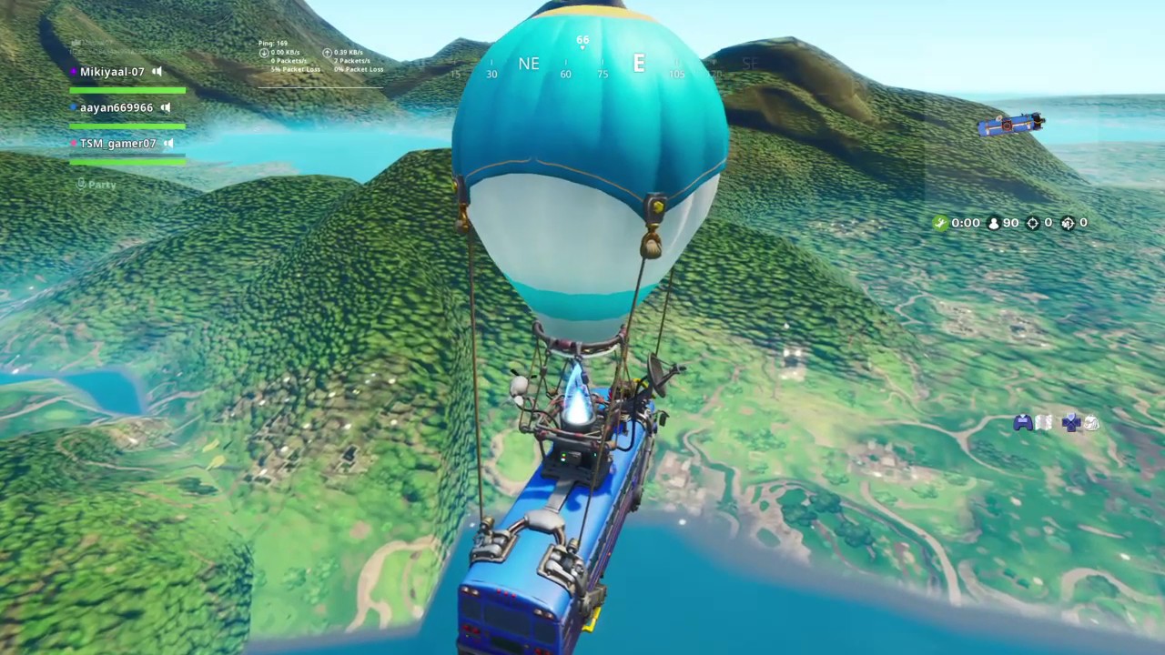 Fortnite:could not jump from the battle bus - YouTube