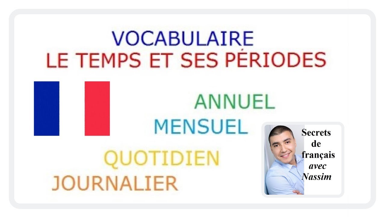 JOURNALIER, QUOTIDIEN, HEBDOMADAIRE, MENSUEL... * Apprendre à parler le ...