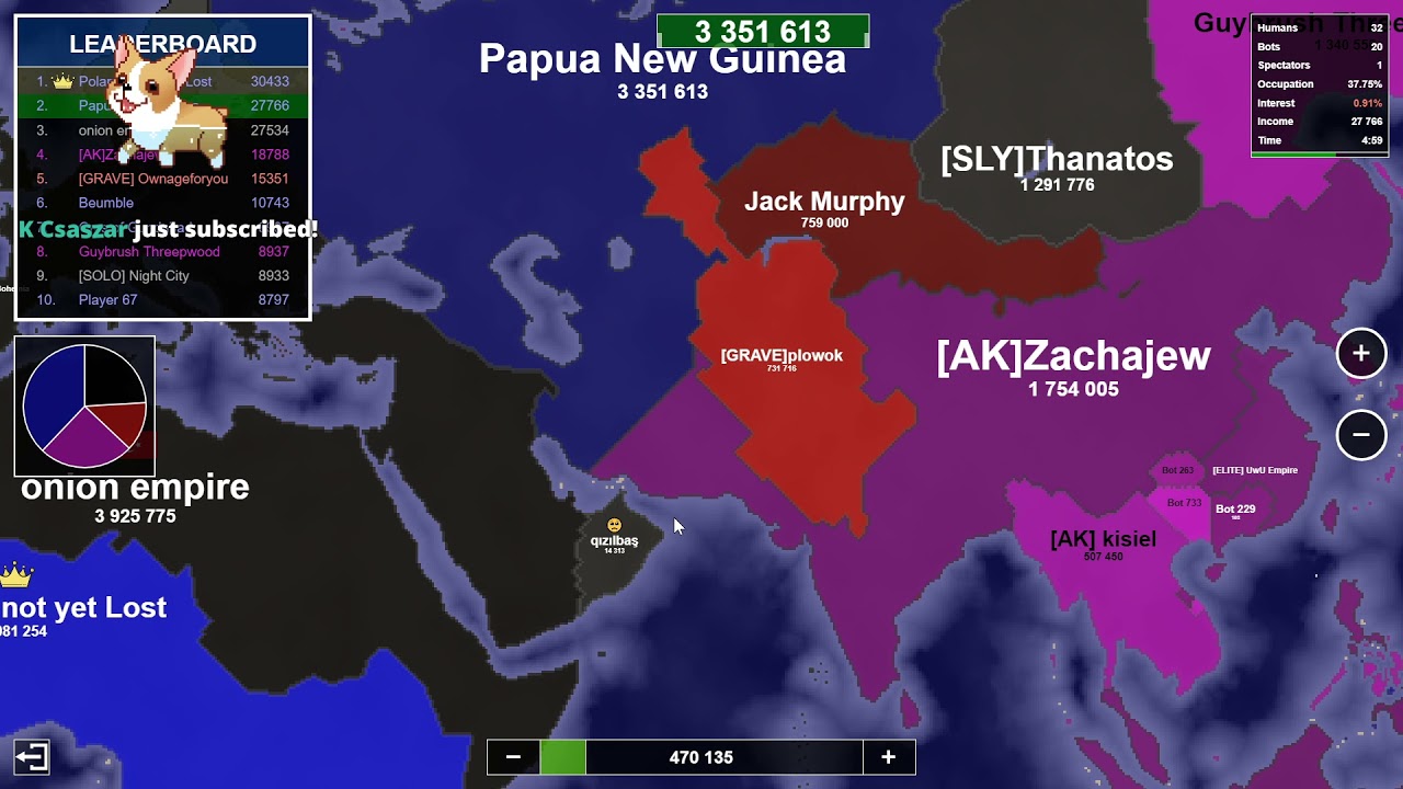 Conquering The World! Territory Games io - Territorial IO - YouTube