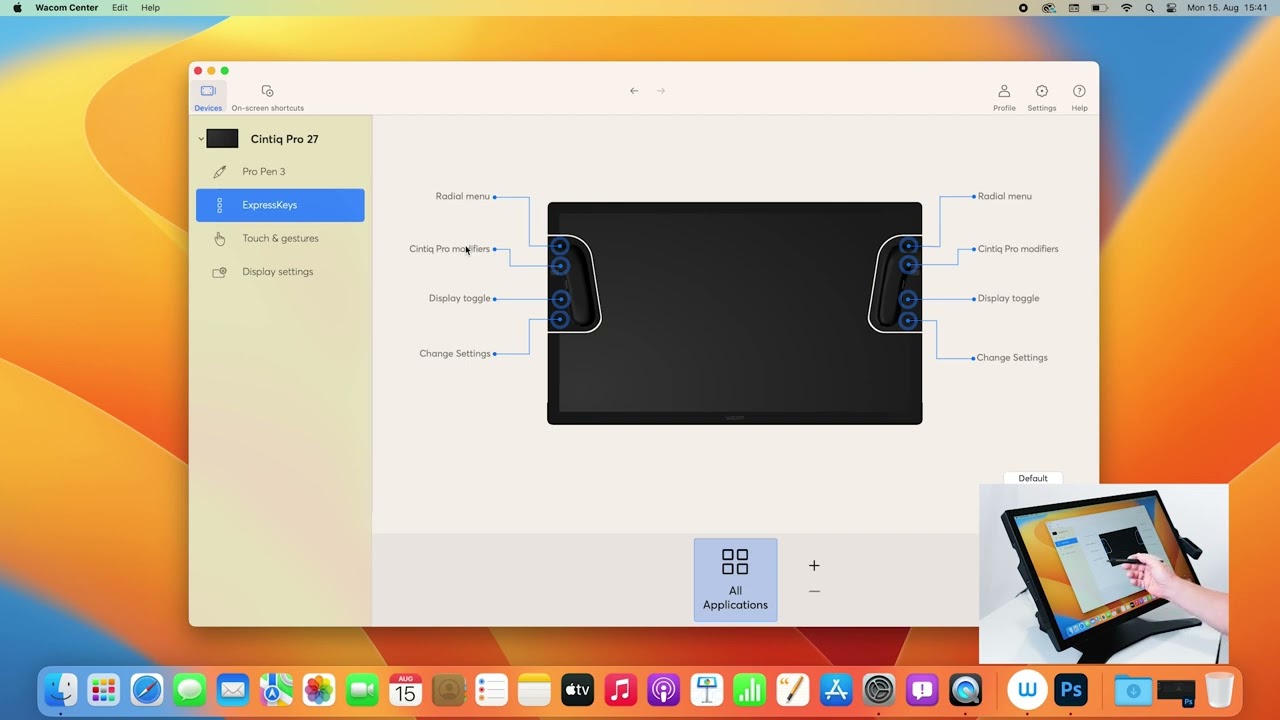 Wacom Center – ExpressKeys setting & use Mac - YouTube