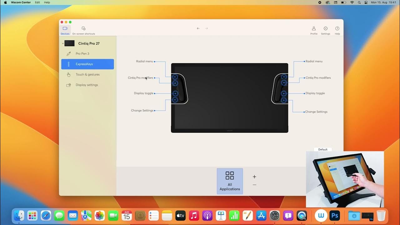 Wacom Center – ExpressKeys setting & use Mac - YouTube