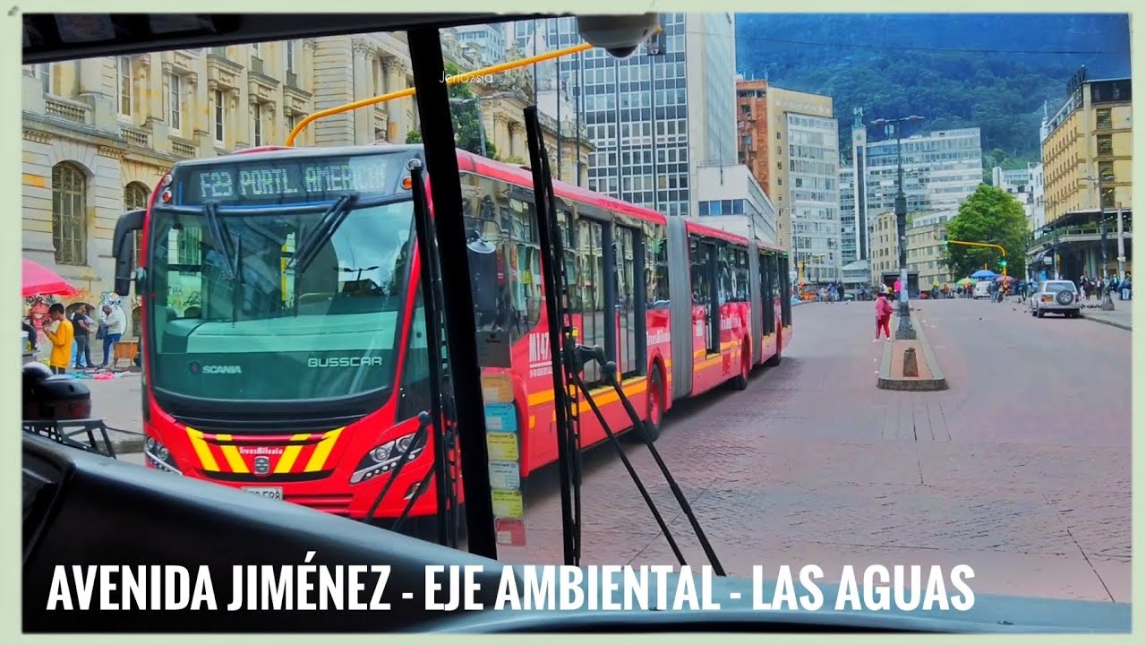 Avenida Jiménez - Eje Ambiental - Las Aguas 🌿🚍 Transmilenio - YouTube