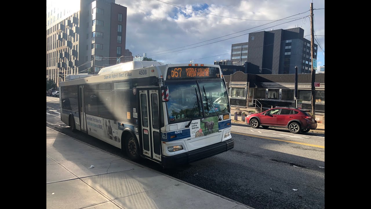 MTA: On Board 2009 Orion VII Next Generation Hybrid #4508 On The Q67 ...