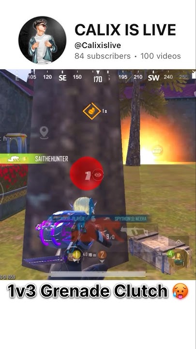 Unexpected 1v3 Grenade Clutch ☠️#bgmi #shortsfeed #pubgmobile #shorts #jonathangaming #ytshorts ...