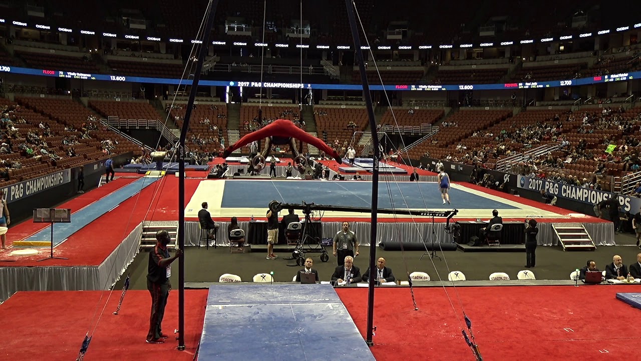 Nehemiah Baker - Still Rings - 2017 P&G Championships - Junior Men ...