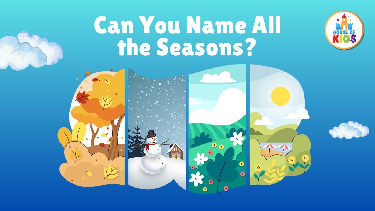 "Let’s Count the Seasons: A Year in Action!" | Educational Video for ...