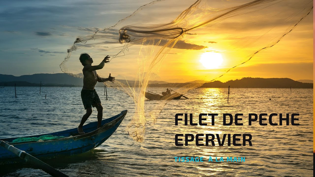 Comment fabriquer un filet épervier كيفية صنع شبكة - YouTube