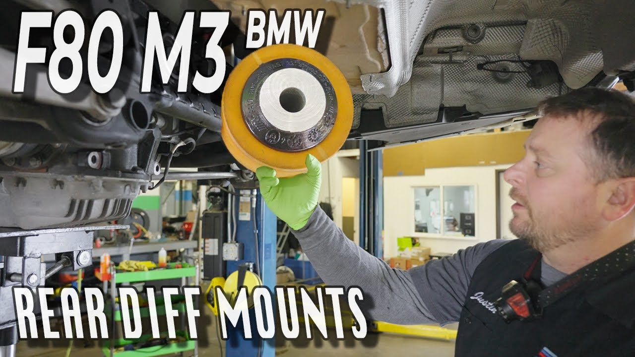 BMW F80 M3 Rear Differential Mounts - Replacing & Upgrading - YouTube