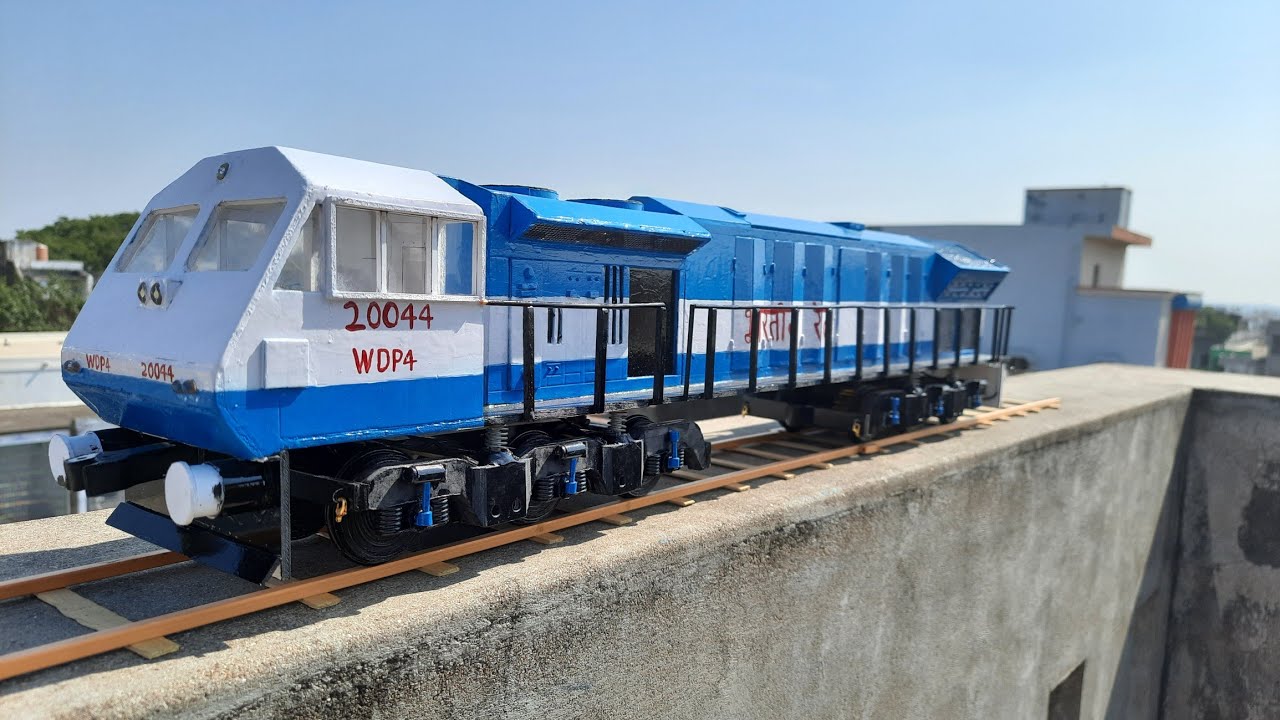 Review | WDP4 Engine | Homemade train Model | How To Make A Train - YouTube