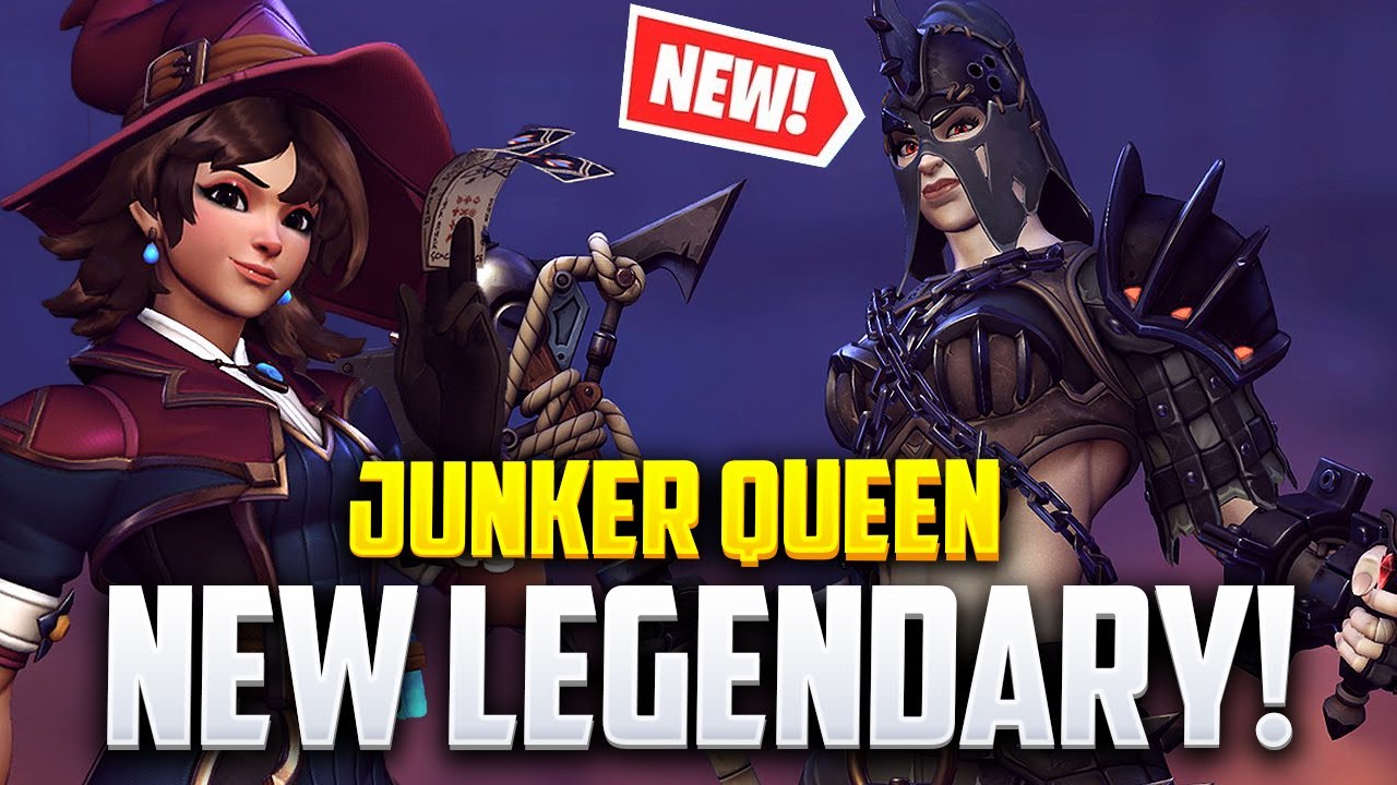*NEW* Legendary Junker Queen Executioner Skin! | Overwatch 2 Halloween ...