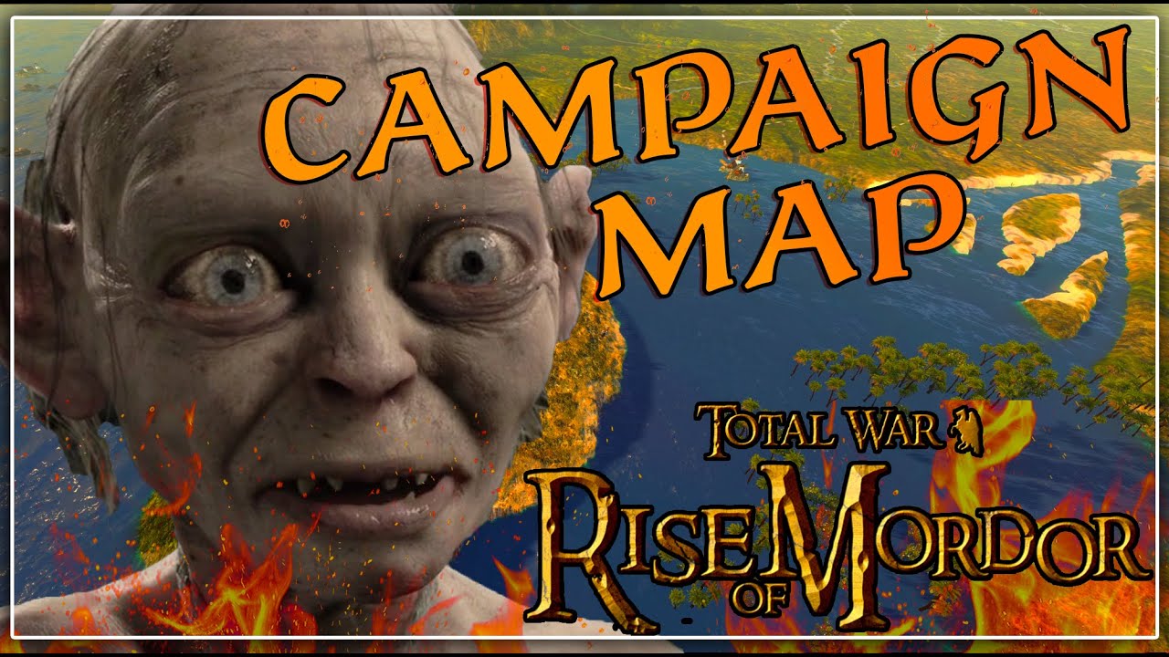 CUSTOM MIDDLE EARTH CAMPAIGN MAP - Total War: Rise Of Mordor - YouTube