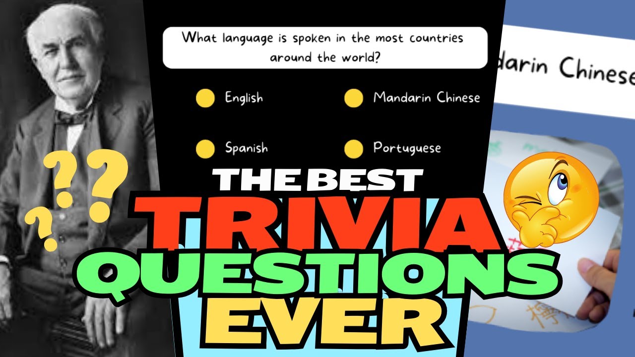 The Best Trivia Questions Ever - YouTube