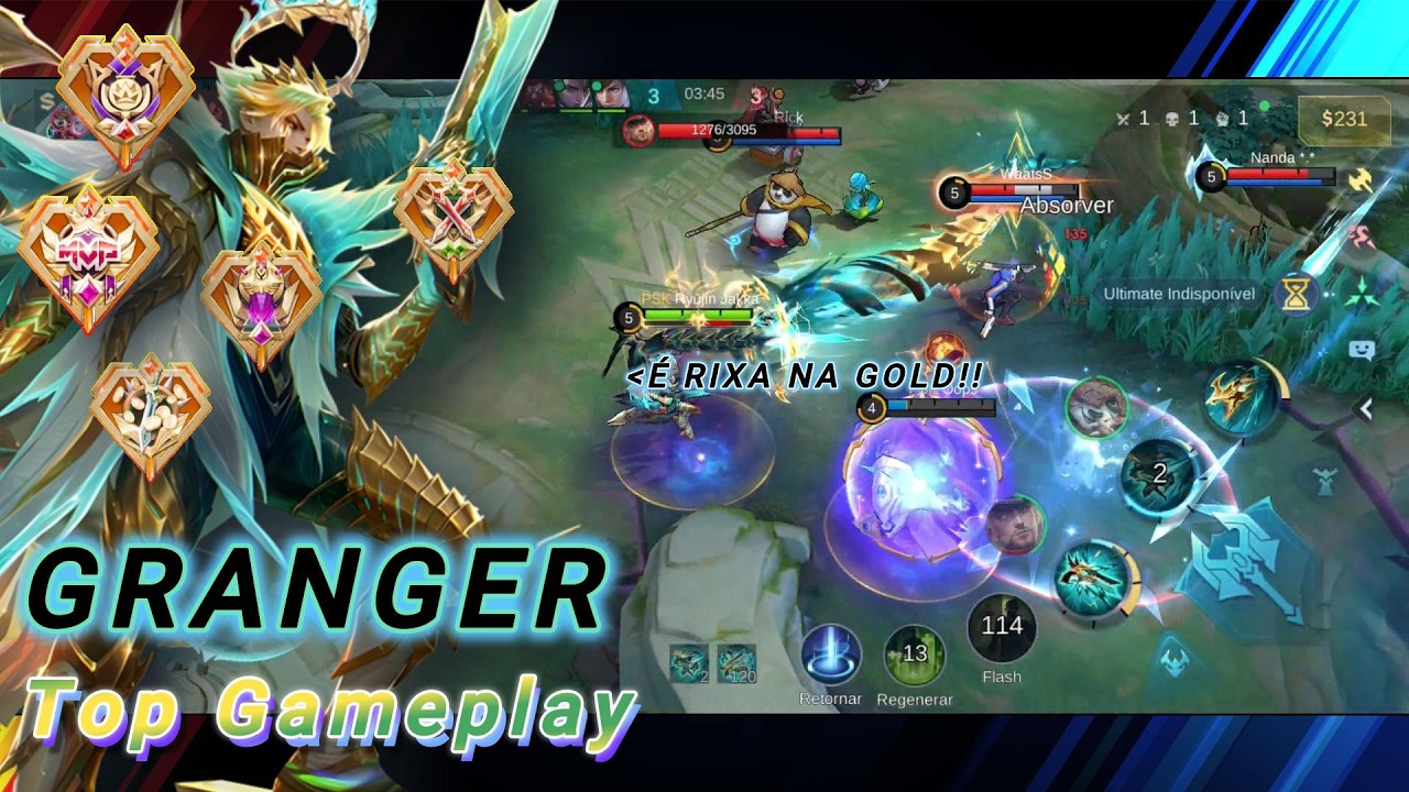 Fazendo FREE STYLE com a nova skin prime!! - Granger Gameplay | mobile ...