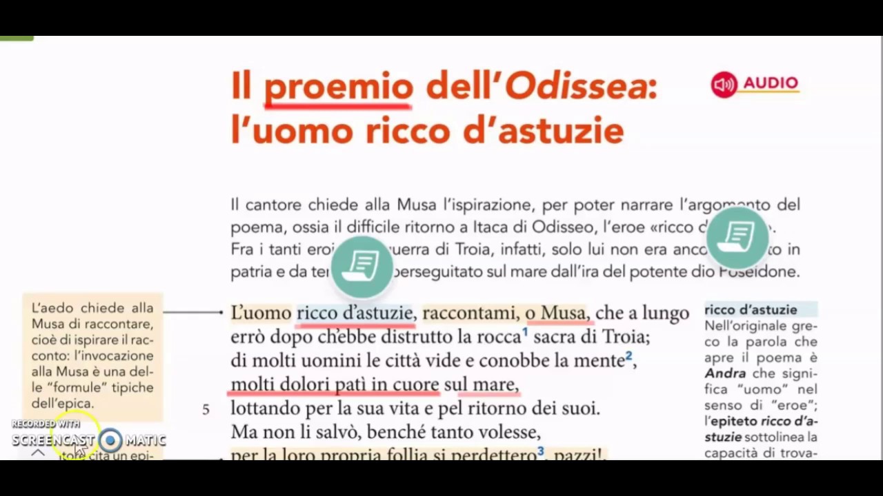 Odissea: il proemio. - YouTube