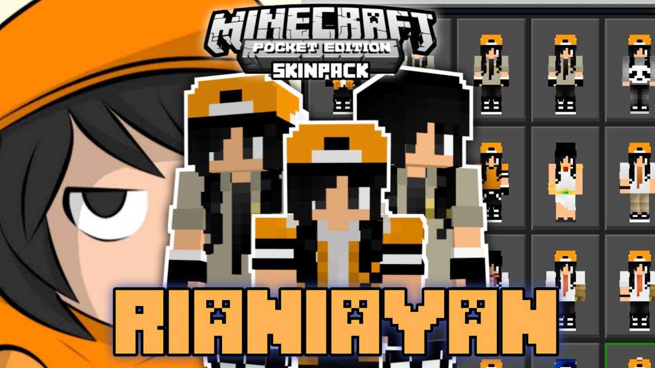 Skinpack YouTuber @Rianiayan - Minecraft pocket edition All version ...