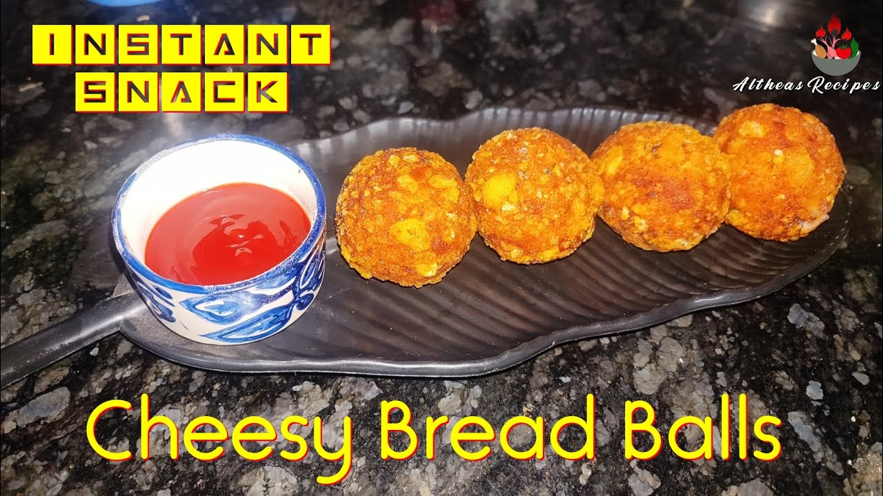 Cheese Balls Recipe | Bread Cheese Balls | Crispy Cheesy Bread Balls ...