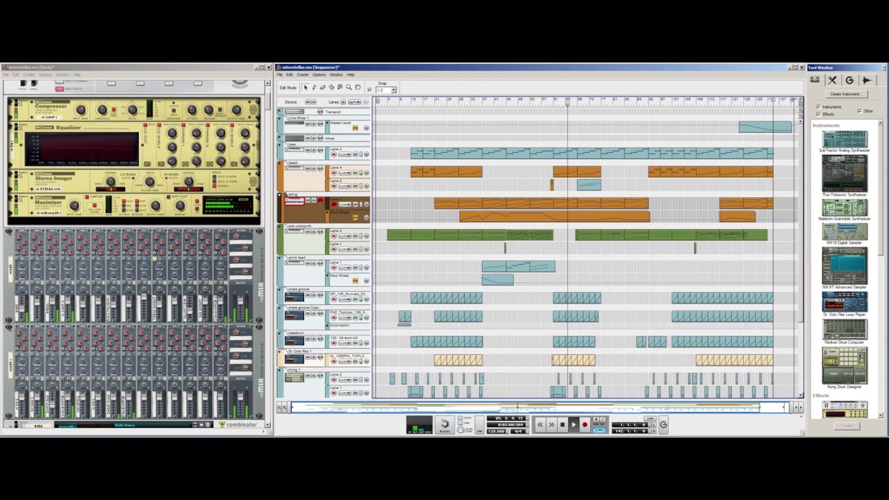 Interstellar deep house remix extended_Reason 5 - YouTube