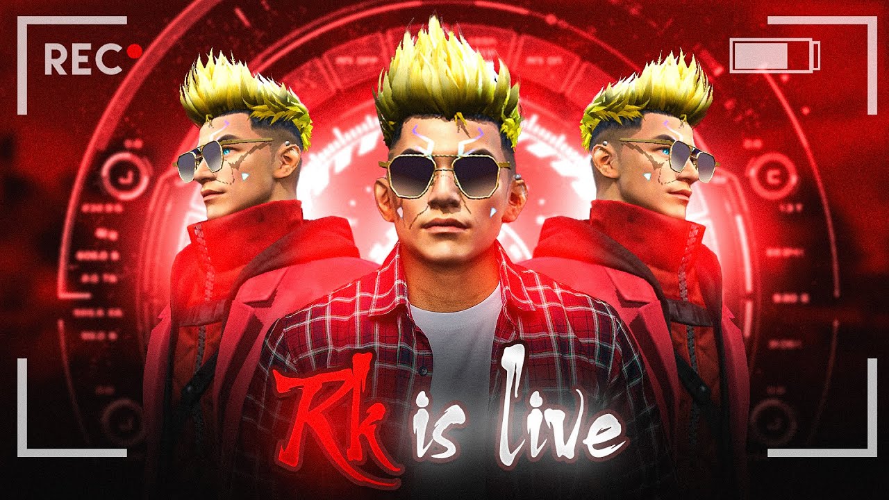 Gold to Grandmaster Without Gun Skin | MR RK Live #freefire #ff - YouTube