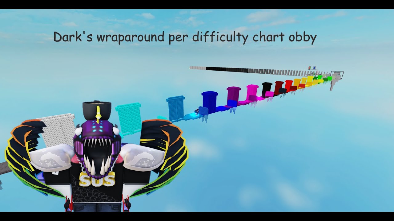 Darks difficulty chart obby (effortless - Quantinum) - YouTube