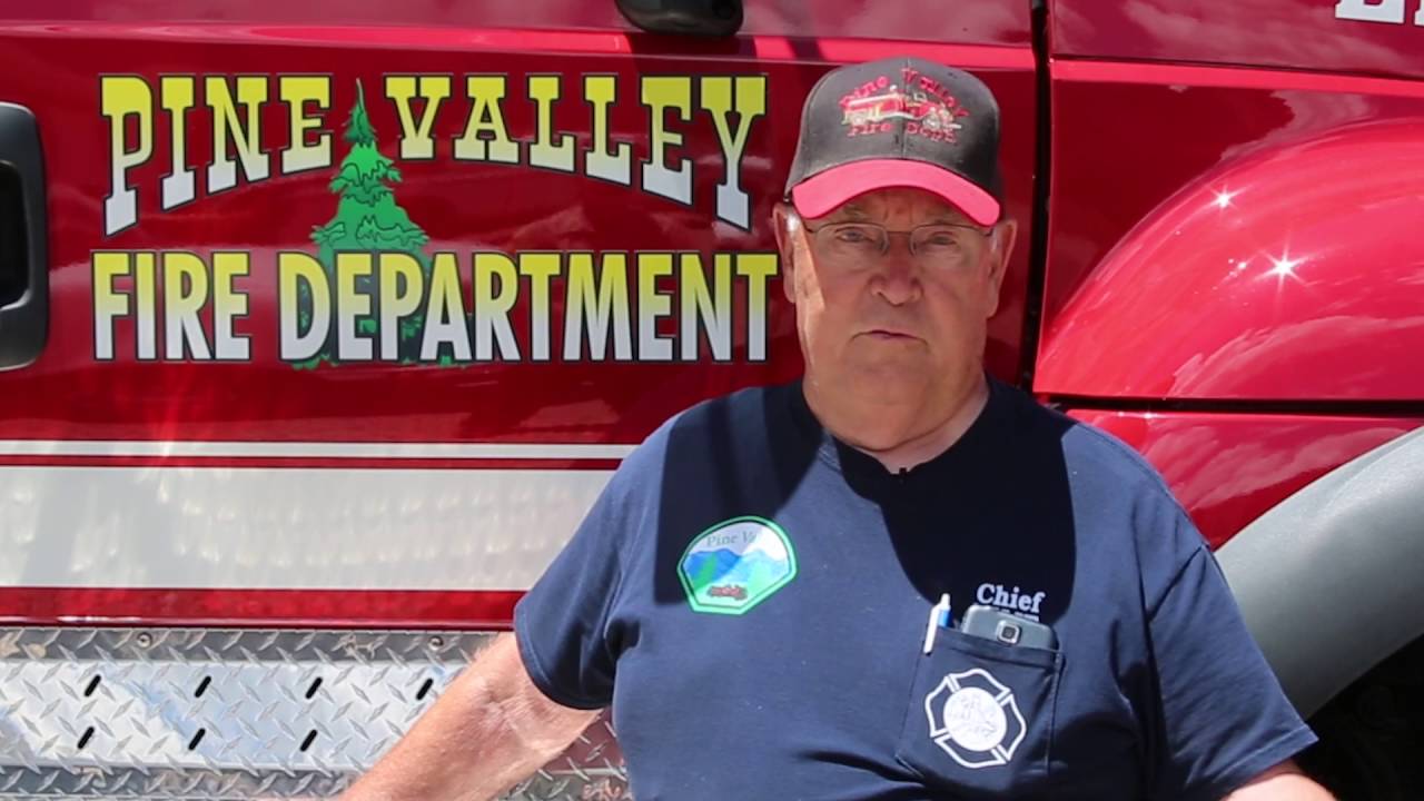Pine Valley Utah Fire Chief message to community July 2016 - YouTube