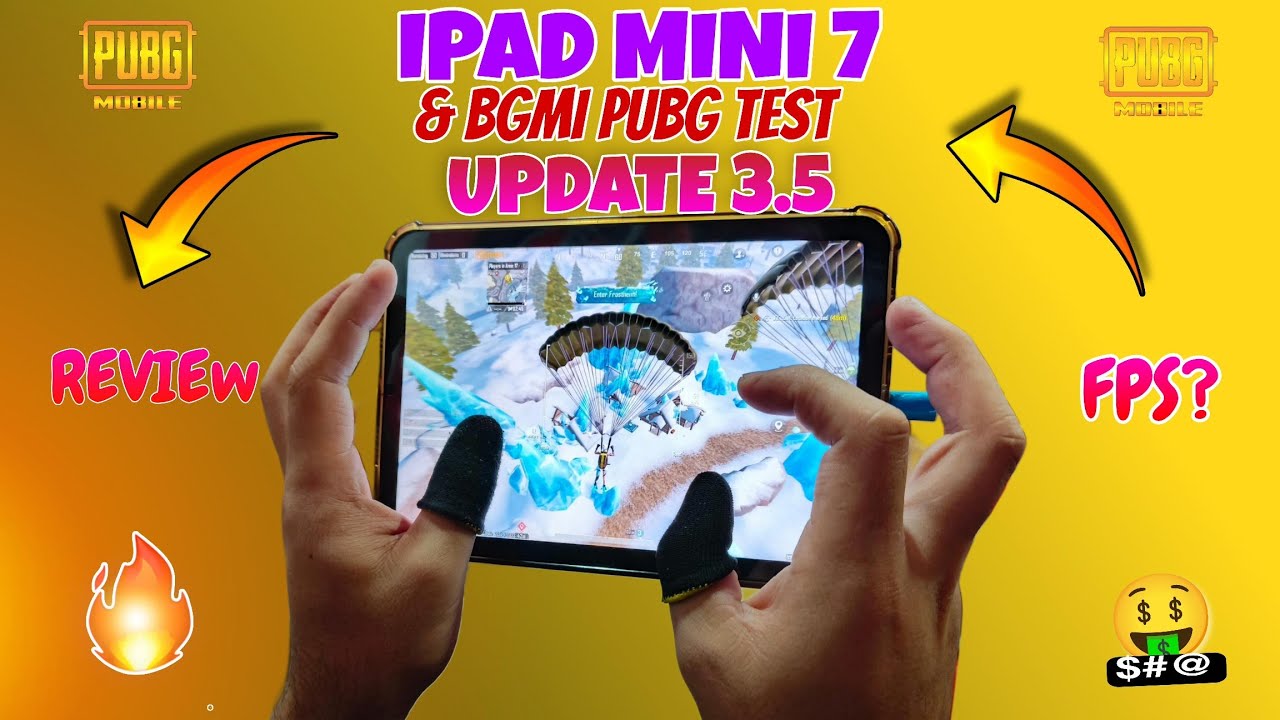 iPad mini 7 🔥new update 3.5🥶PUBG & BGMI test 😱new iPad mini 7 PUBG ...