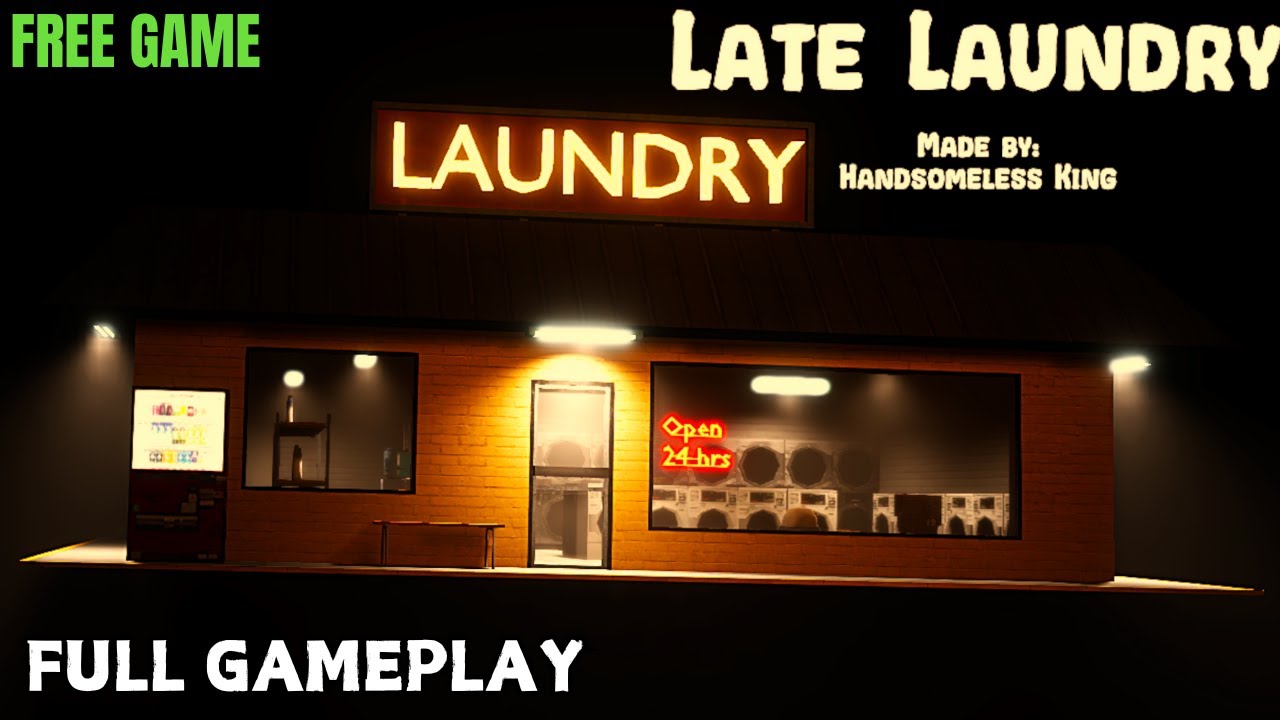 Late Laundry: Full Game in 4K (No Commentary) - YouTube