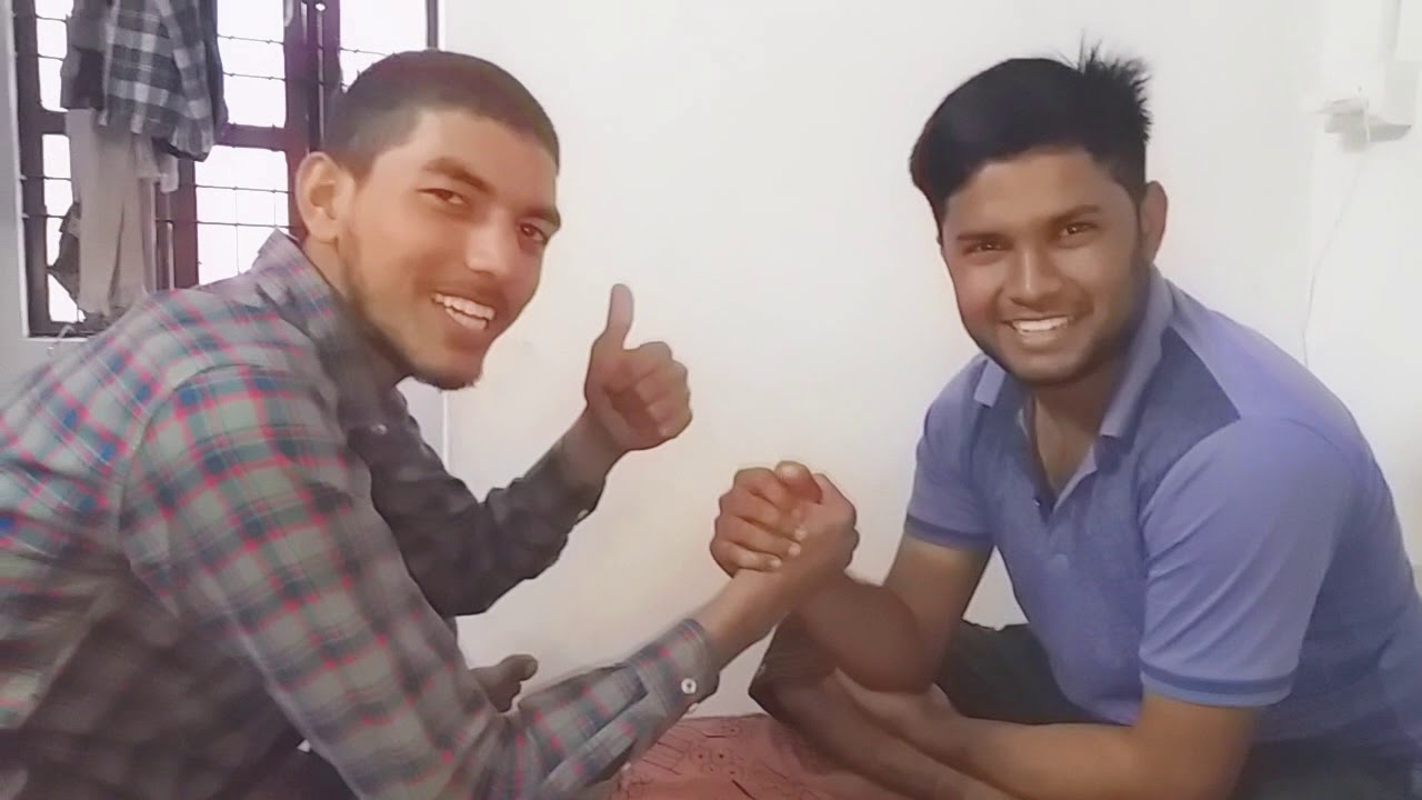 Arm Wrestling Championship Game Practice for GEC Modasa Competition ...