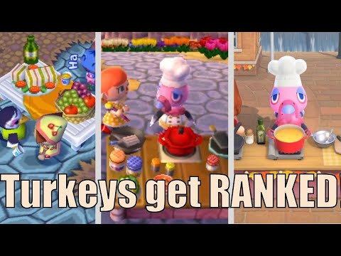 Every TURKEY DAY Ranked in Animal Crossing - YouTube