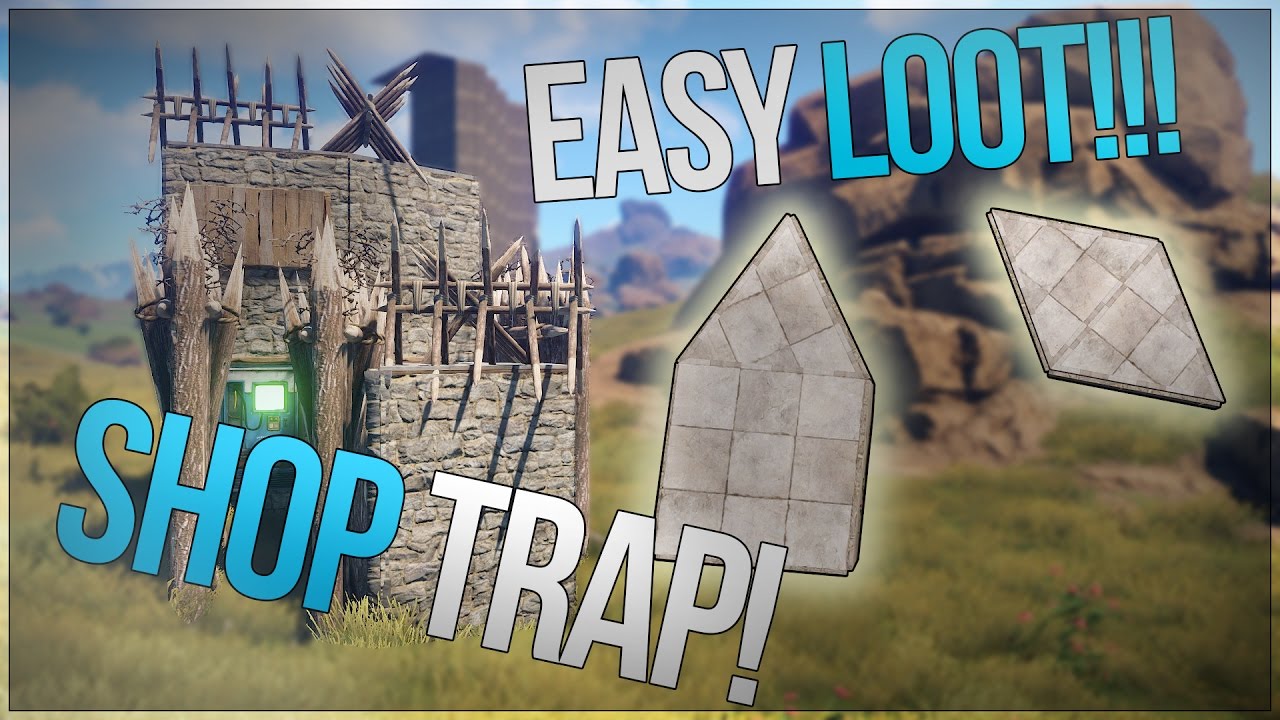 CHEAPEST/Most Effective TRAP Base IN RUST! (TUTORIAL) - YouTube