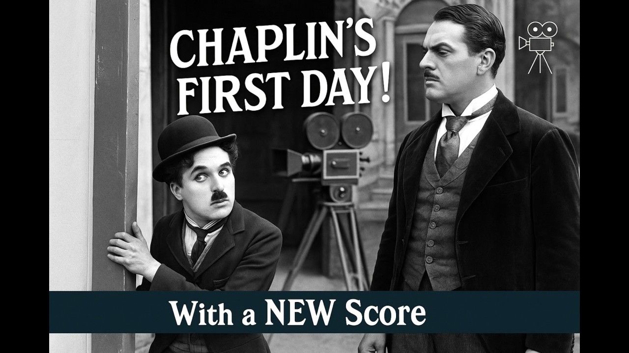 Charlie Chaplin's Studio Chaos! | His New Job (1915) with a NEW Score ...