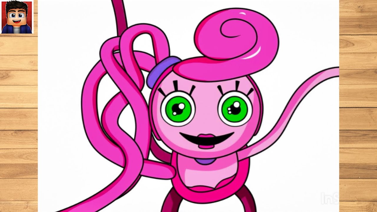How to Draw Mommy Long Legs | Poppy Playtime - YouTube