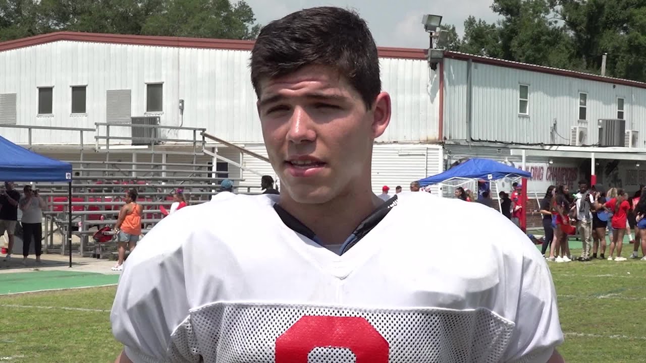 Dagan Bruno after John Curtis Spring Football Game - YouTube