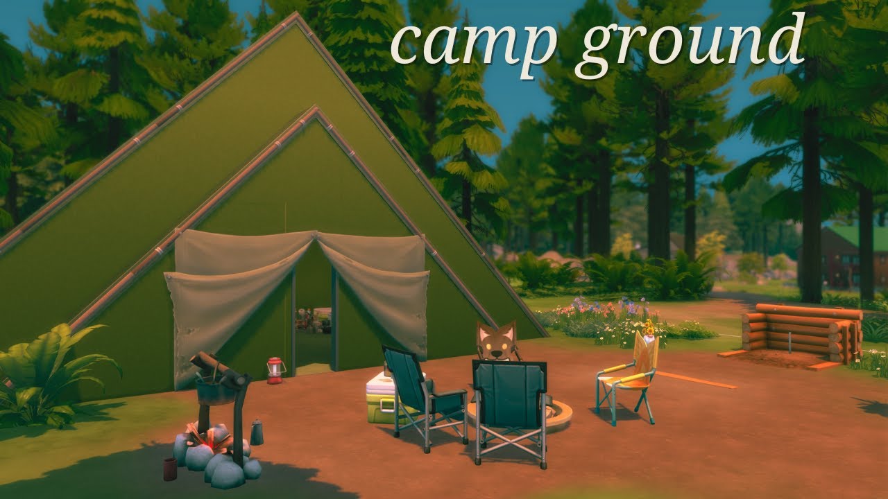 SariasLP Shell: Camp Ground || Sims 4 Build - YouTube