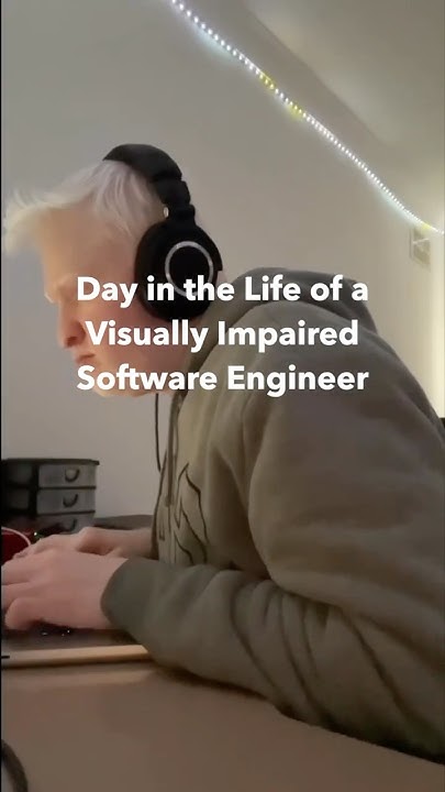 Day In the life of a Visually Impaired Software Engineer - YouTube