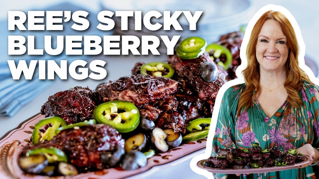 Ree Drummond's Sticky Blueberry Wings | The Pioneer Woman | Food ...