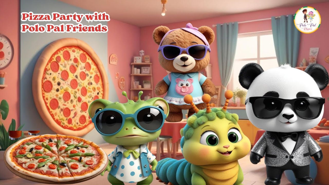 🍕🎶 Have some Pizza Party Fun! A Yummy Kids Song by Polo Pal Rhymes! 🎉🎵 ...