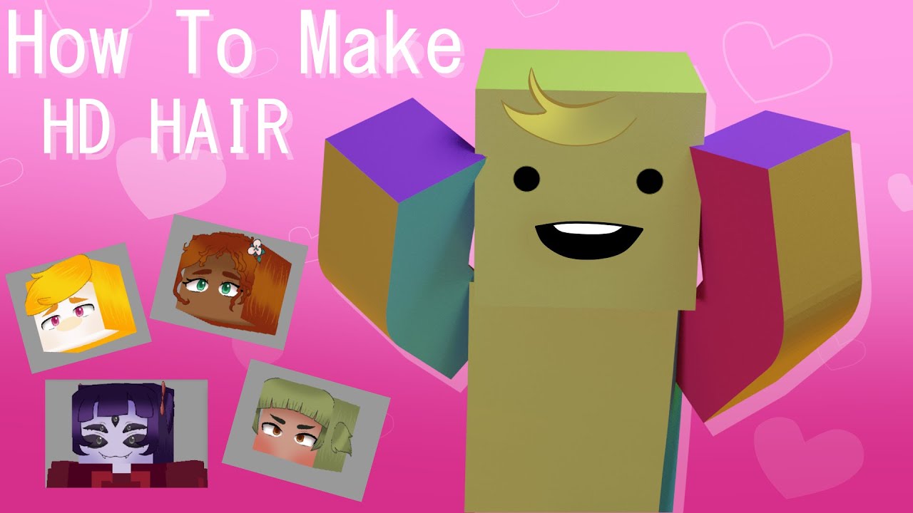 How to make HD Hair | Minecraft HD Skin Tutorial - YouTube