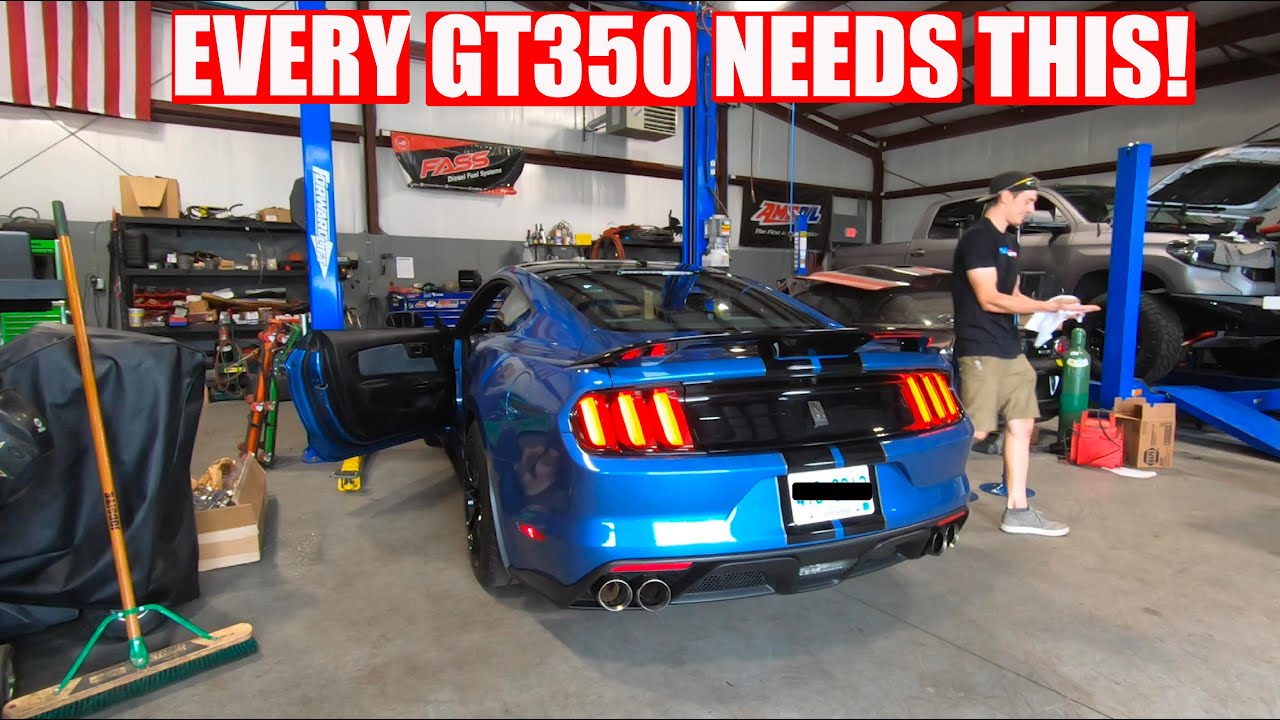 EXHAUST MODS on a 2019 GT350! - YouTube
