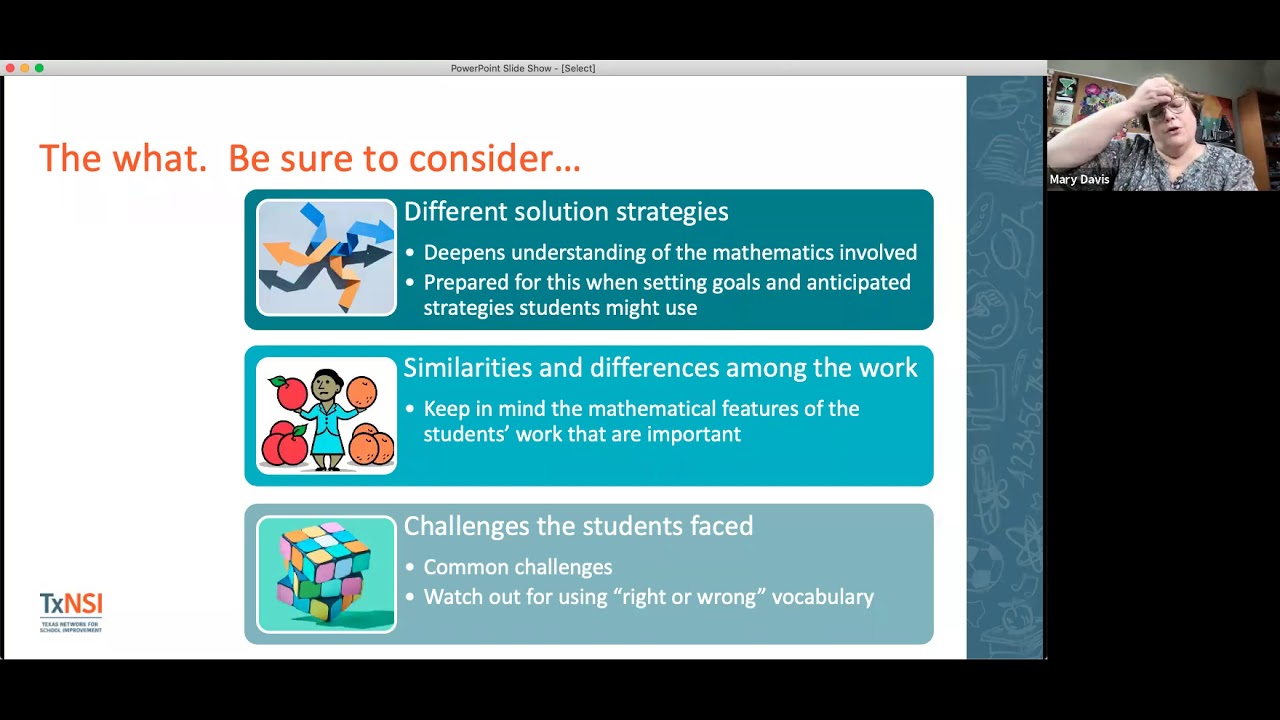 5 Practices for Orchestrating Math Discussion: Selecting Student Work ...
